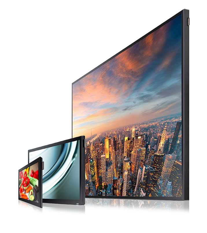 Affichage dynamique, écrans, totems tactiles, murs vidéo - Dominodisplay