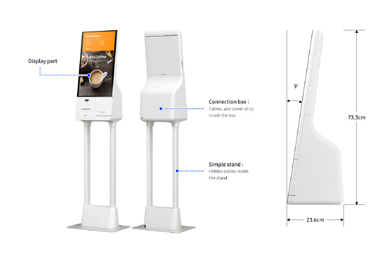 Interactive Kiosk Totem Samsung KM24C-W