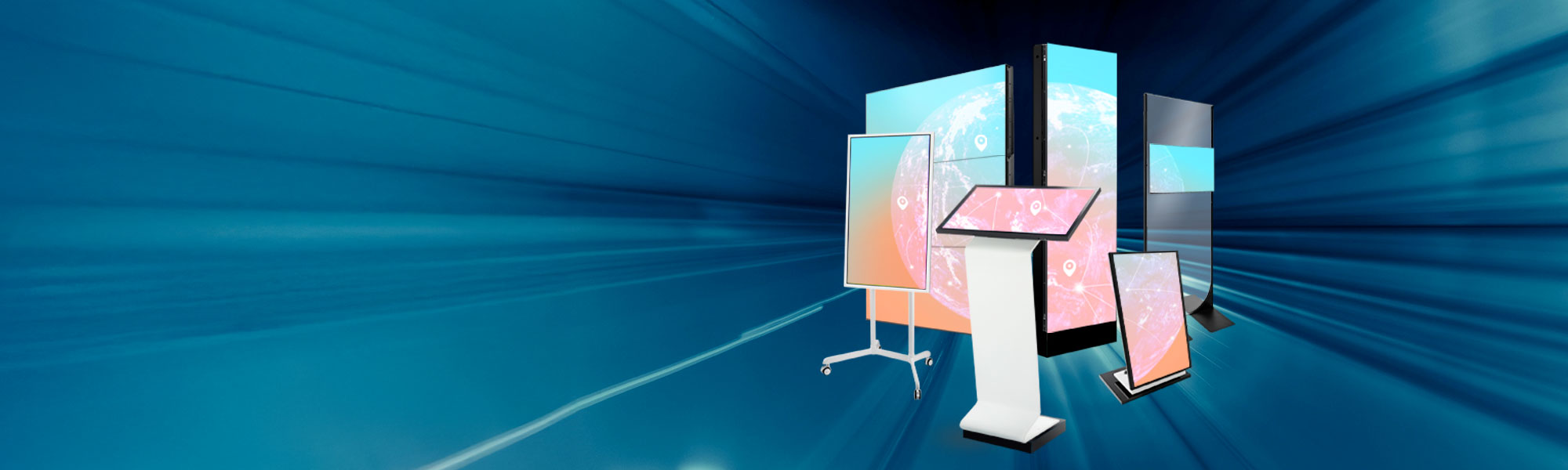 Totem Multimediali, Monitor, Video wall, LIM - Dominodisplay