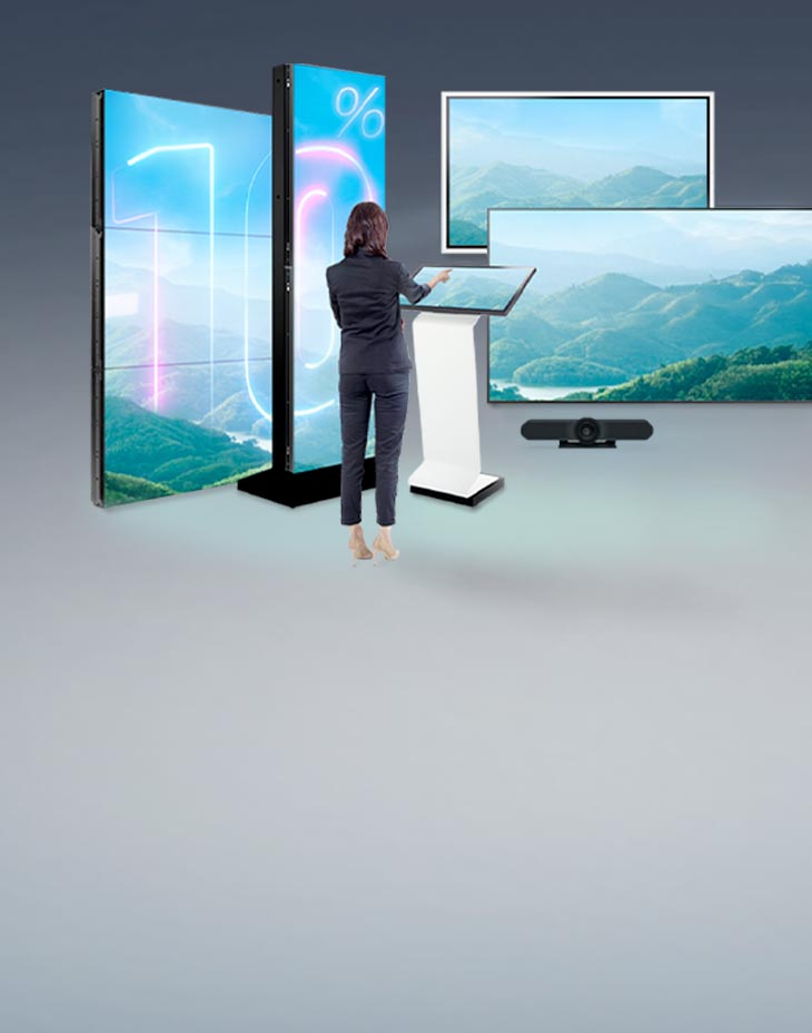 Totem Multimediali, Monitor, Video wall, LIM - Dominodisplay